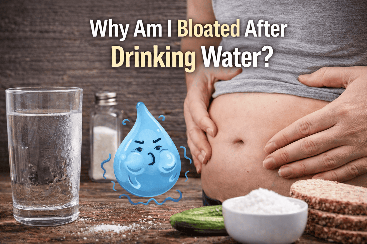 Does Drinking Water Make You Bloated? Causes & Fixes - Lean Greens